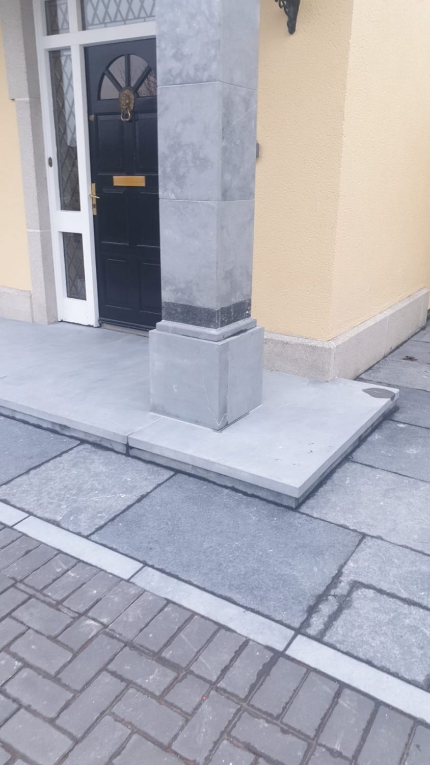 Sanded Limestone Steps - Harding Stoneyard Kilkenny