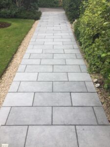 Sanded Kilkenny Limestone Paving - Harding Stoneyard Ireland