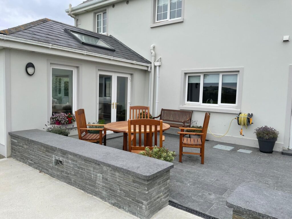 Flamed Kilkenny Limestone Paving - Harding Stoneyard Ireland