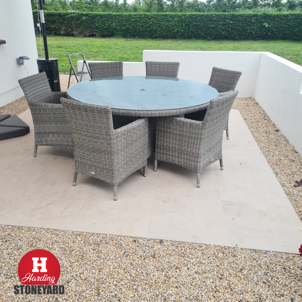 Devon Tan Porcelain Paving - Harding Stoneyard Ireland