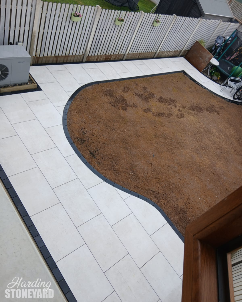 Black Porcelain Cobbles | Durable Paving | Hardings Stoneyard