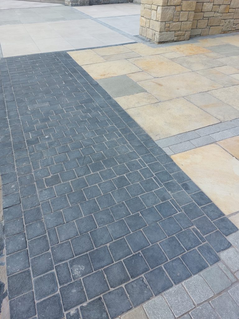 Black Limestone Cobbles - Harding Stoneyard Ireland