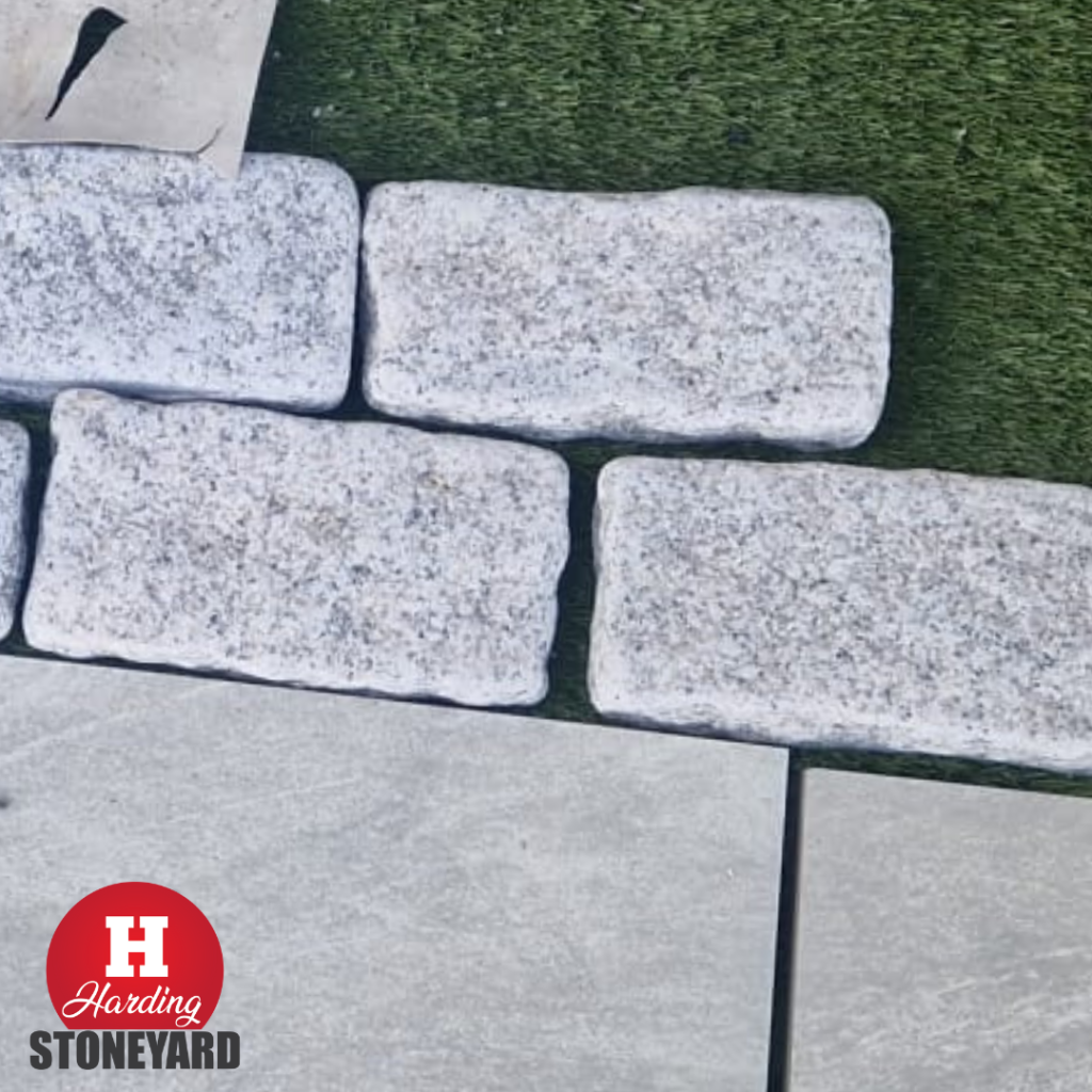 Tumbled Granite Cobbles - Harding Stoneyard Kilkenny