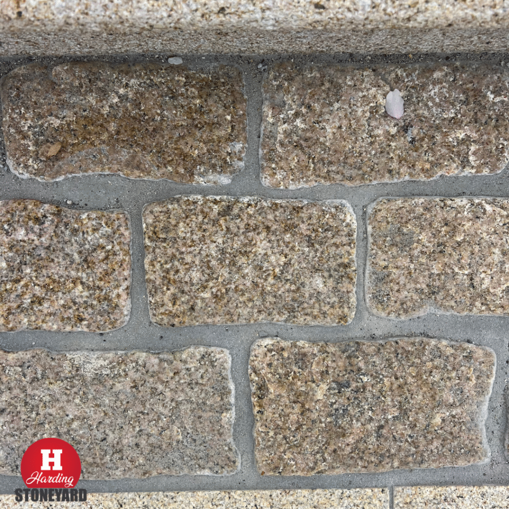 Brown Tumbled Granite Cobbles - Harding Stoneyard Ireland